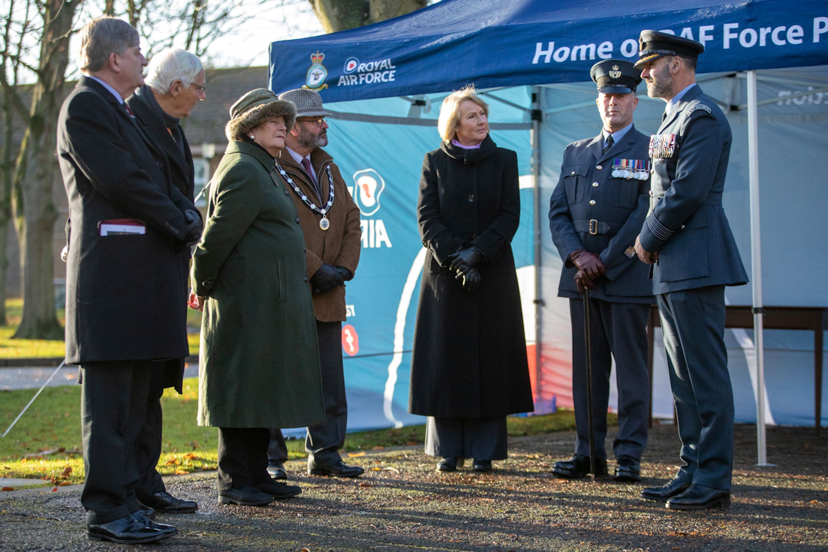 HM Lord Lieutenant of Suffolk and Local Dignitaries are Welcomed at RAF ...