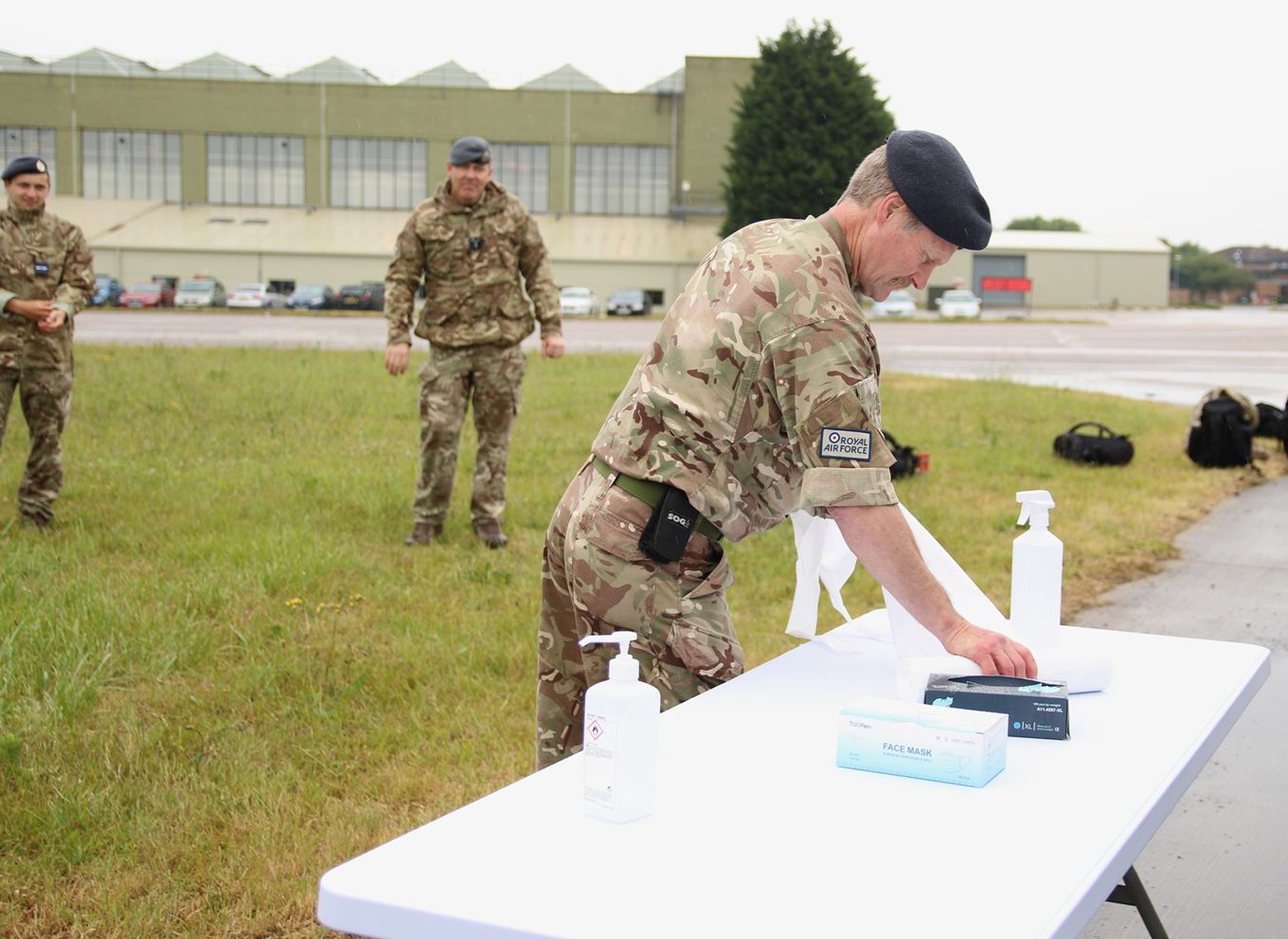 RAF Wittering Reservists Train For Coronavirus Testing | Royal Air Force