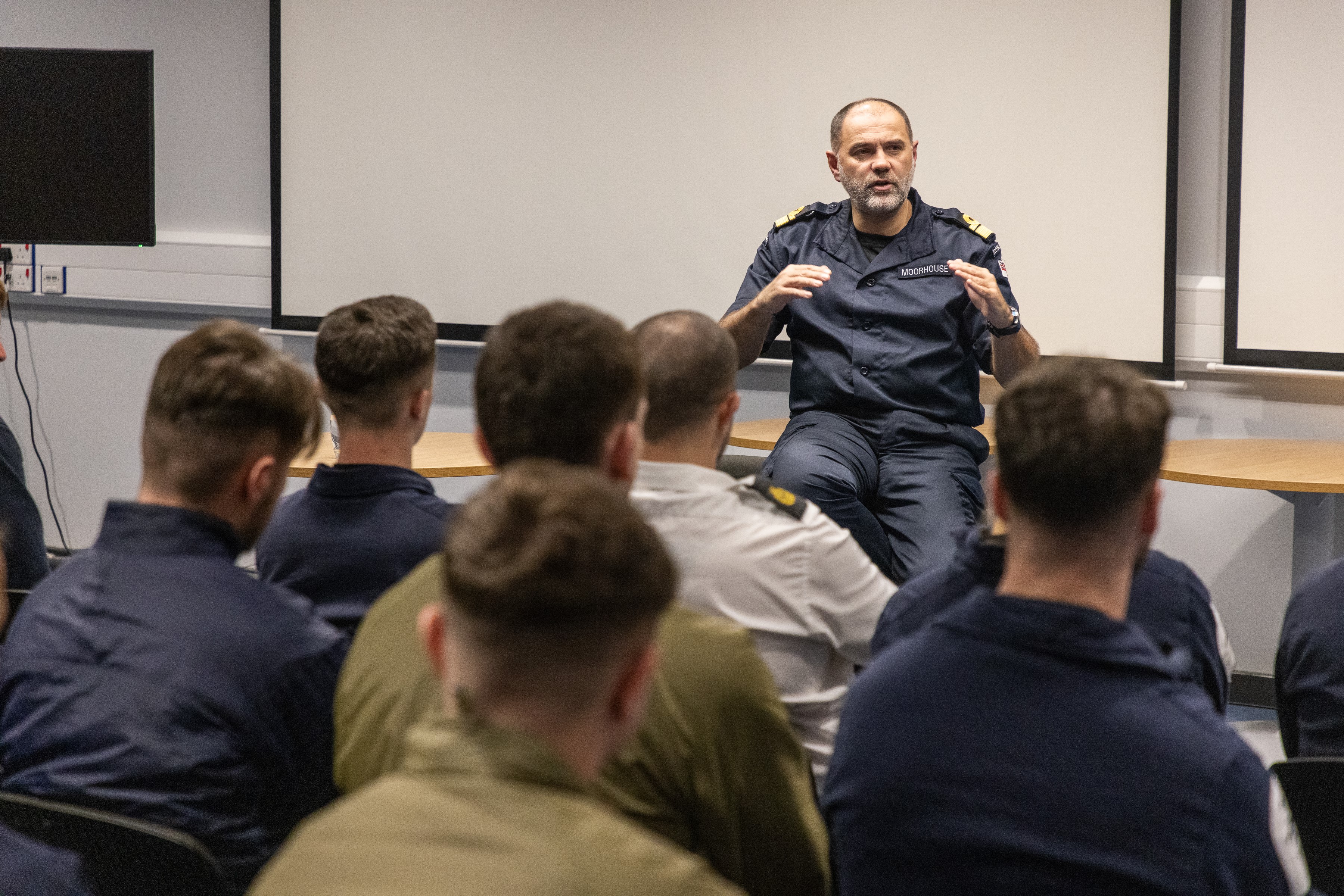 Rear Admiral Stephen Moorhouse visited RAF Marham | Royal Air Force
