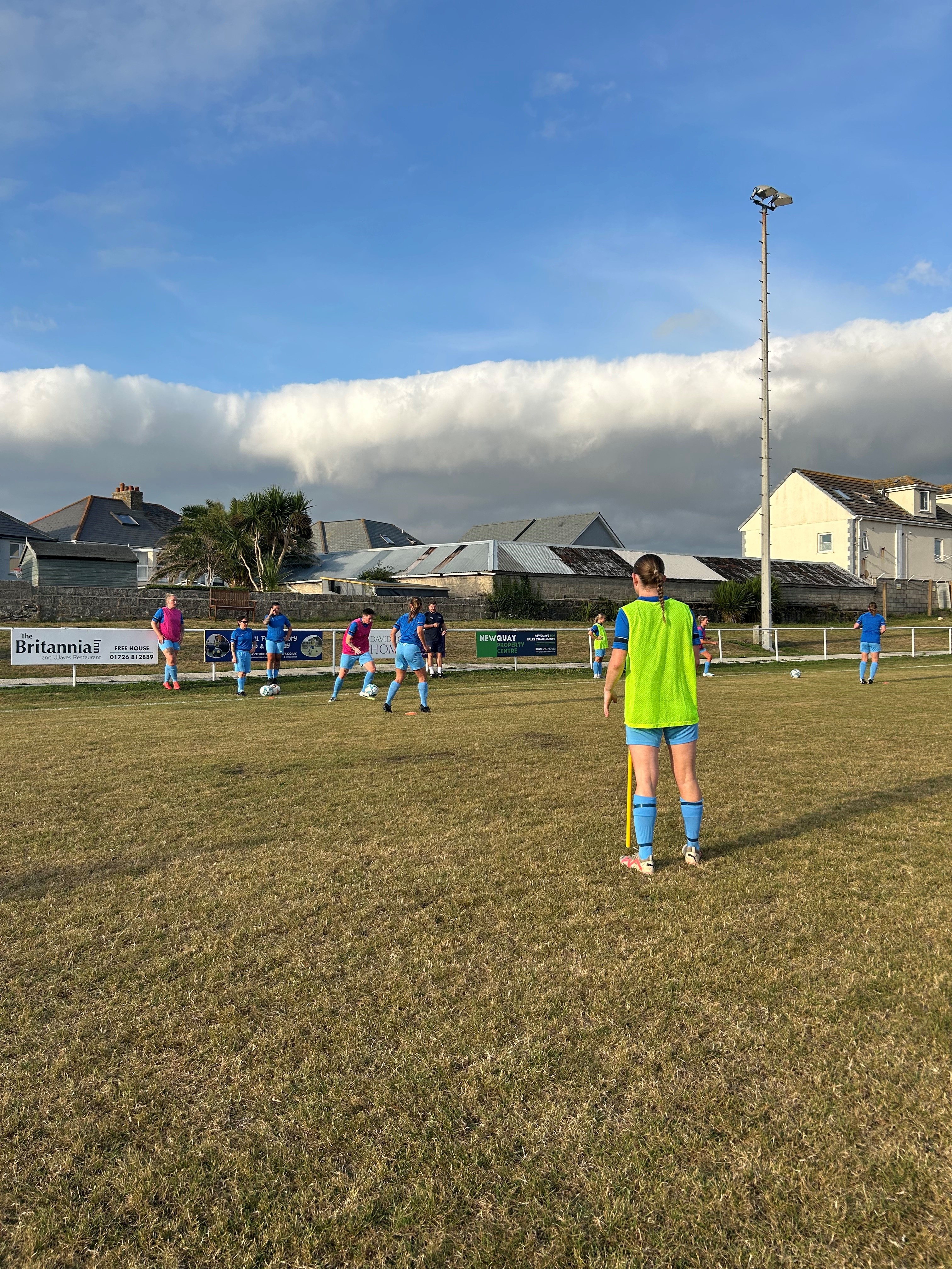 RAF Women's Football Team Kicks Off Season with High-Intensity Cornwall ...