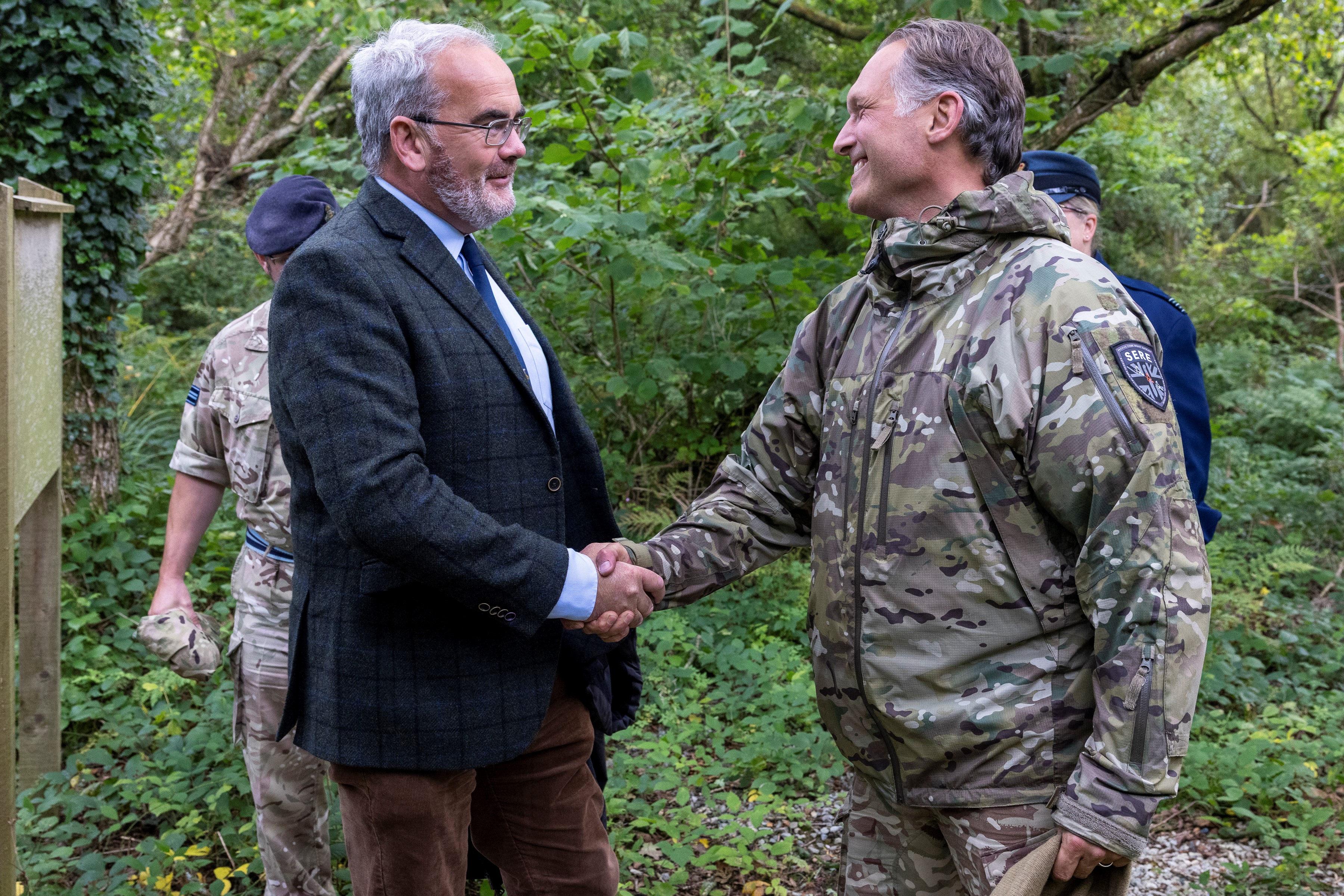 High Sheriff of Cornwall and Local Landowner, Visit RAF St Mawgan to ...