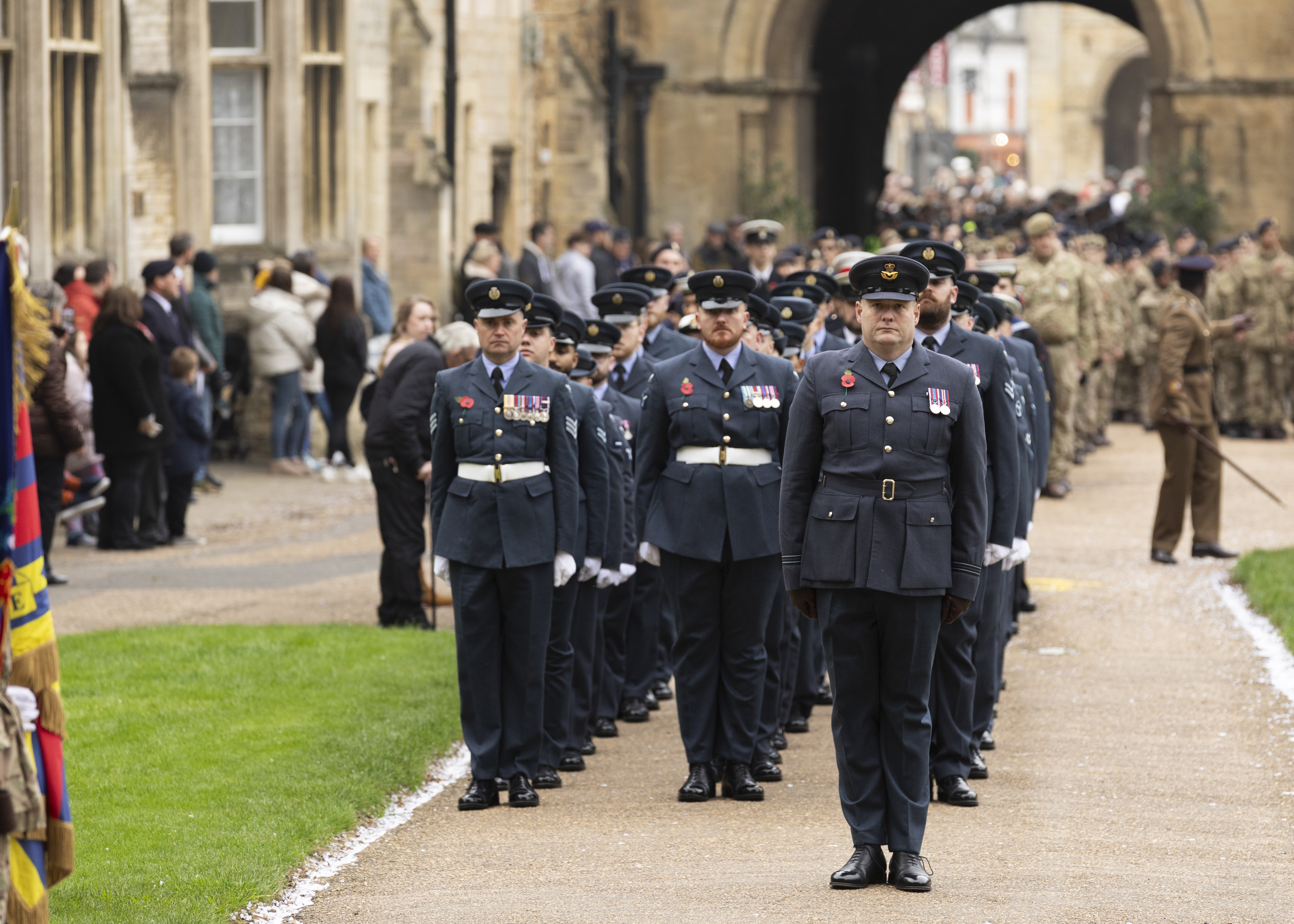 RAF Wittering unites with local community for remembrance | Royal Air Force