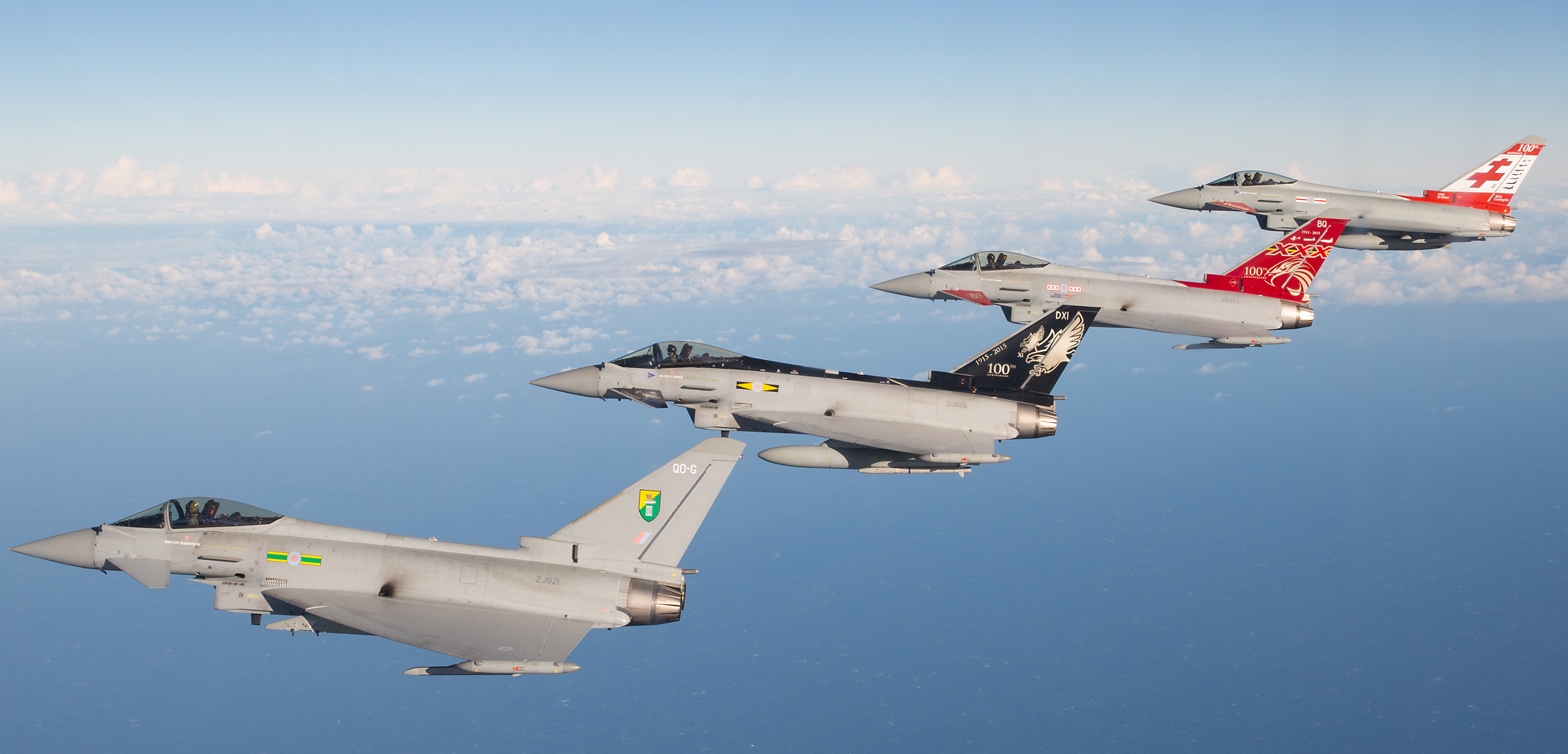 Raf Eurofighter Typhoon Force Completes Largest Ever
