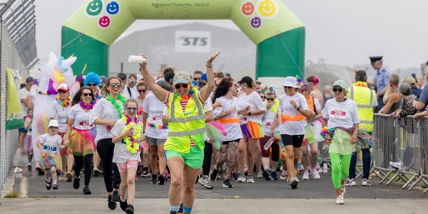 Cornwall's Rainbow Run Transforms RAF St Mawgan into a Kaleidoscope of ...