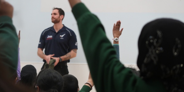 RAF Falcons Visit Midlands Primary School | Royal Air Force