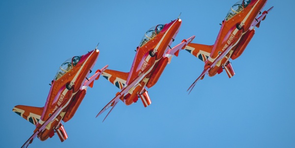 RAF Red Arrows move to new Lincolnshire home | Royal Air Force