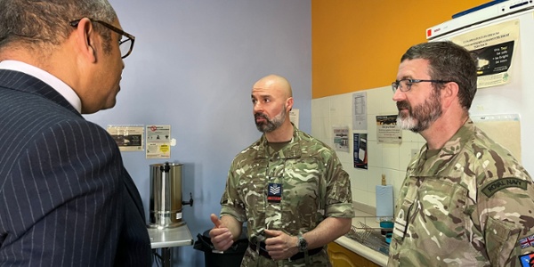 The Foreign Secretary has visited the RAF's Middle East Headquarters ...