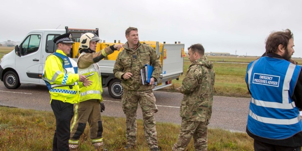 Exercise Tests Major Incident Response at RAF Lossiemouth | Royal Air Force