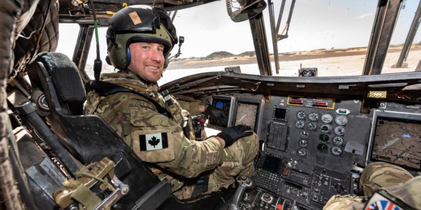 Canadian pilot follows in grandfather's footsteps serving with the ...