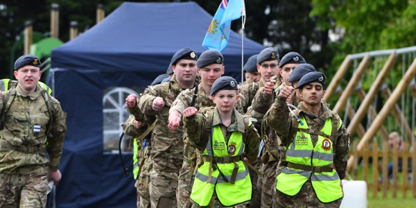 Air Cadets complete annual two day march | Royal Air Force Air Cadets