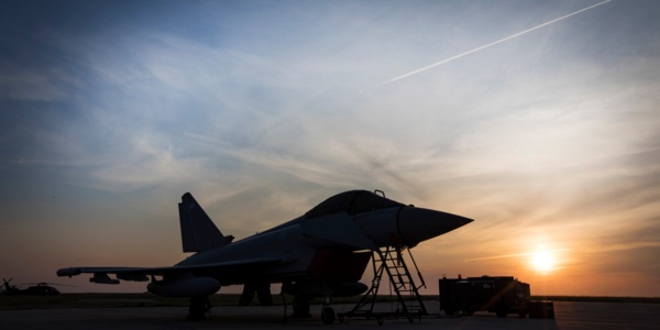 Typhoon Night Flying from Kinloss Barracks | Royal Air Force